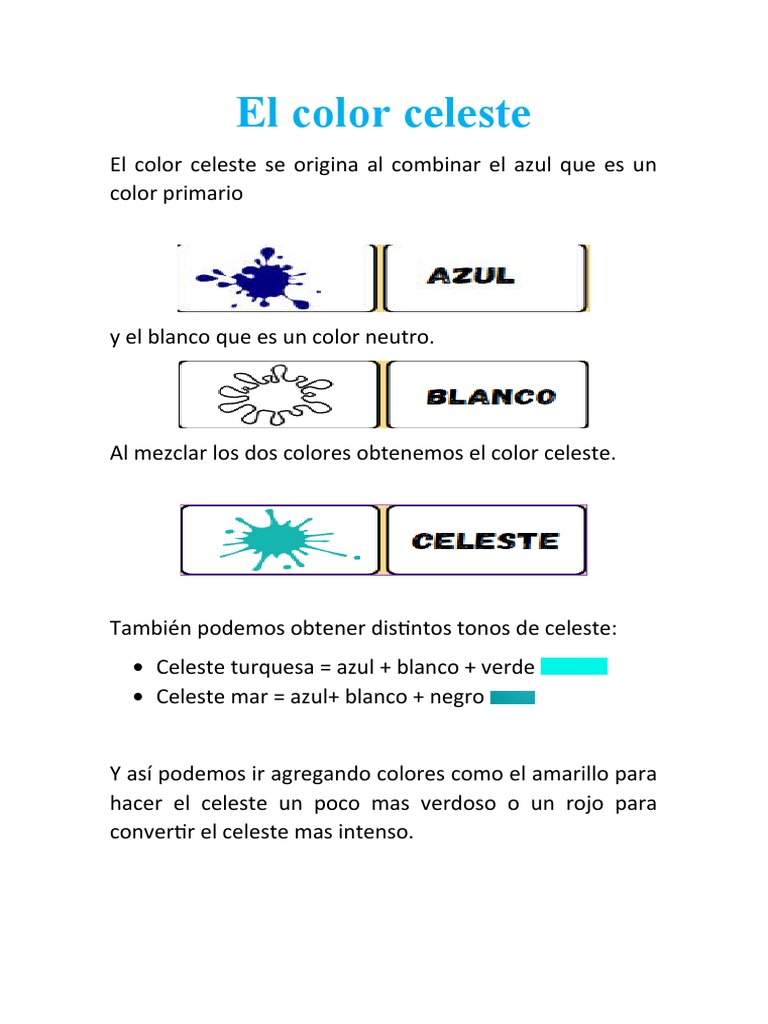 El Color Celeste | PDF