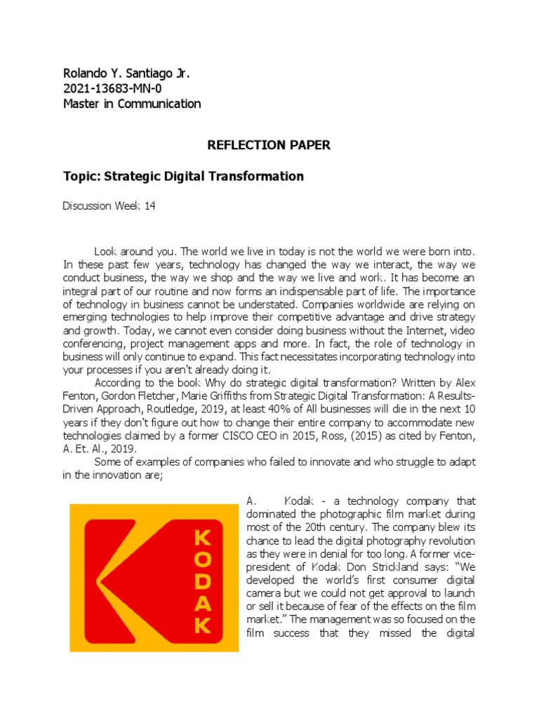 Strategic Digital Transformation | PDF | Yahoo! | Innovation