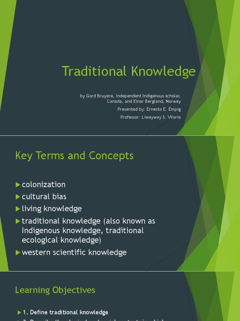 Traditionalknowledge 151107111934 Lva1 App6892 | PDF | Traditional ...