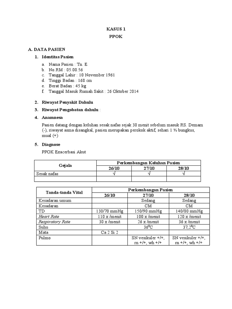 KASUS 1 Analisa DRP PCNE | PDF