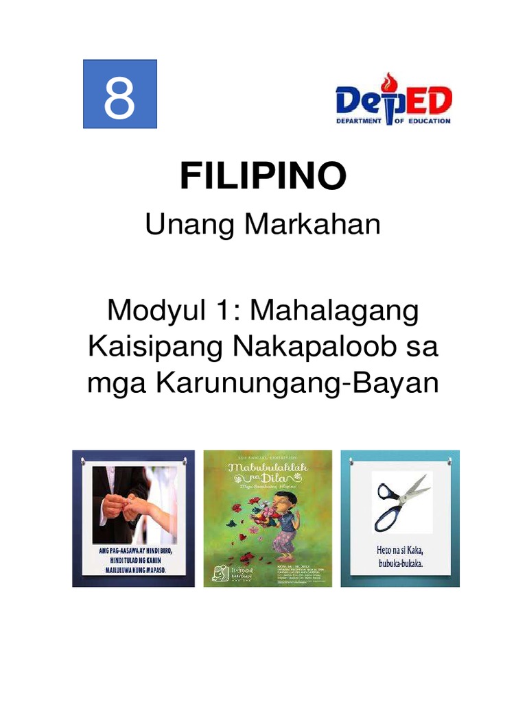 Filipino 8 Q1 Modyul 1 | PDF