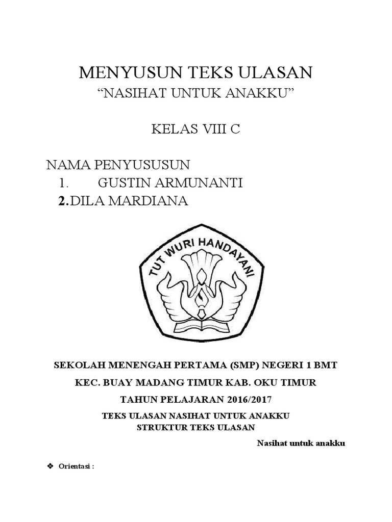 Bahasa Indo Anti | PDF