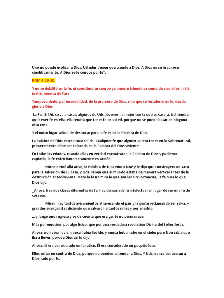 Fe en Accion | PDF | Fe | Dios