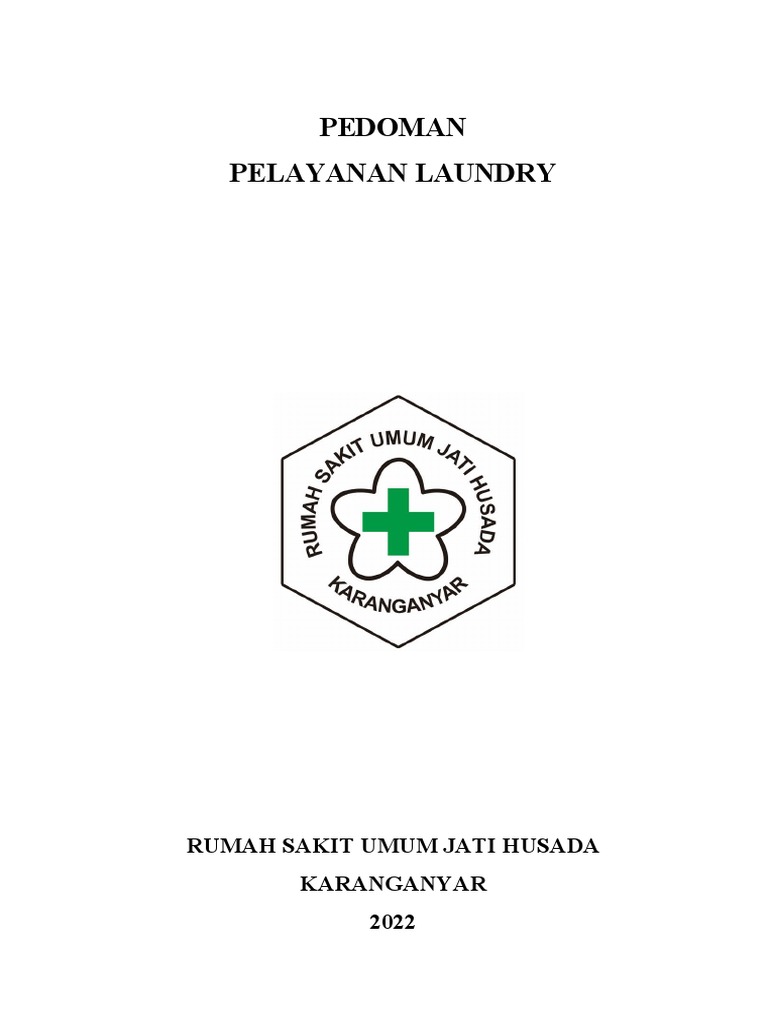 PEDOMAN PELAYANAN LAUNDRY Baru | PDF