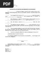 Affidavit of Non Operation | PDF | Affidavit | Notary Public