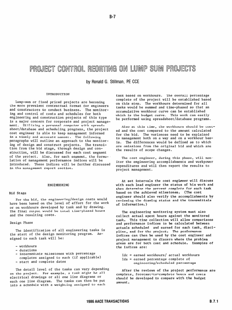 Cost Control for Engineers | PDF | Labour Economics | Project Management