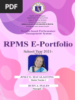 RPMS With ANNOTATIONS KRA 1 5 | PDF | Teachers | Learning
