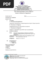 DLP COT 1 Filipino 4 Pagsunod Sa Panuto | PDF