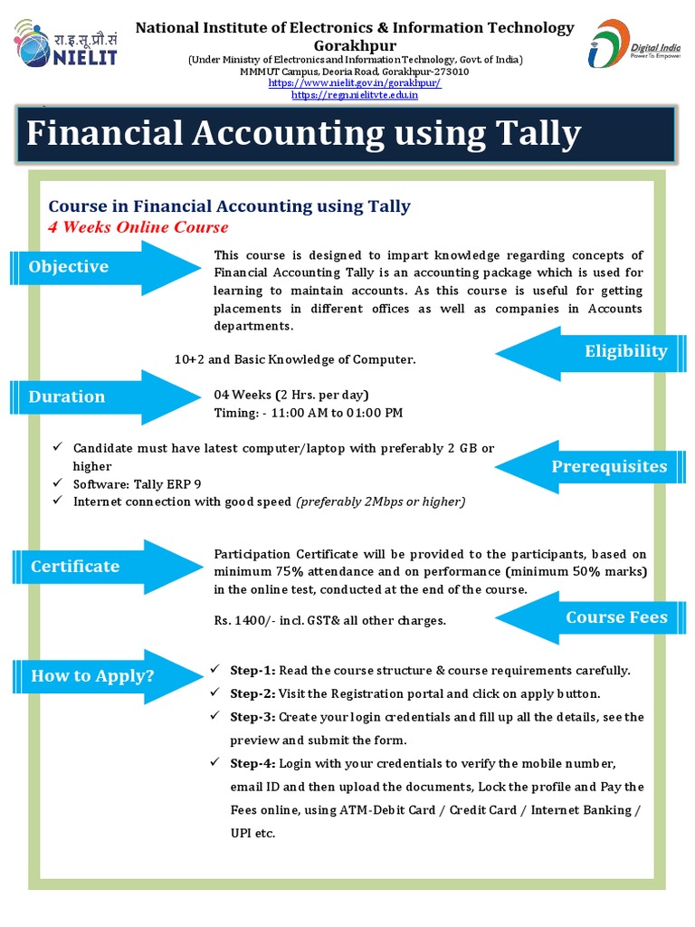 Course in Financial Accounting Using Tally | PDF | Credit | Finance ...