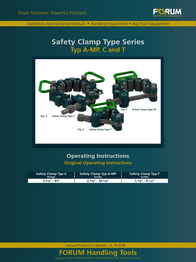 Safety Clamp Catalog | PDF | Safety | Pipe (Fluid Conveyance)