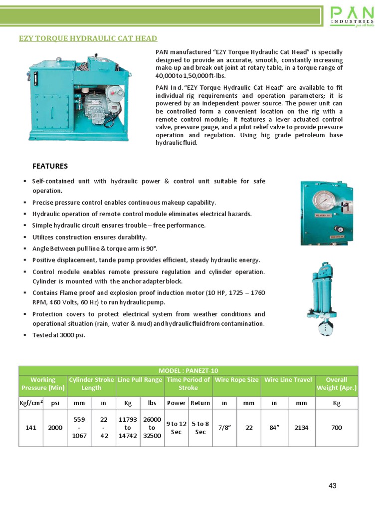 Ezy Torque Pan Industries | PDF | Pump | Manufactured Goods