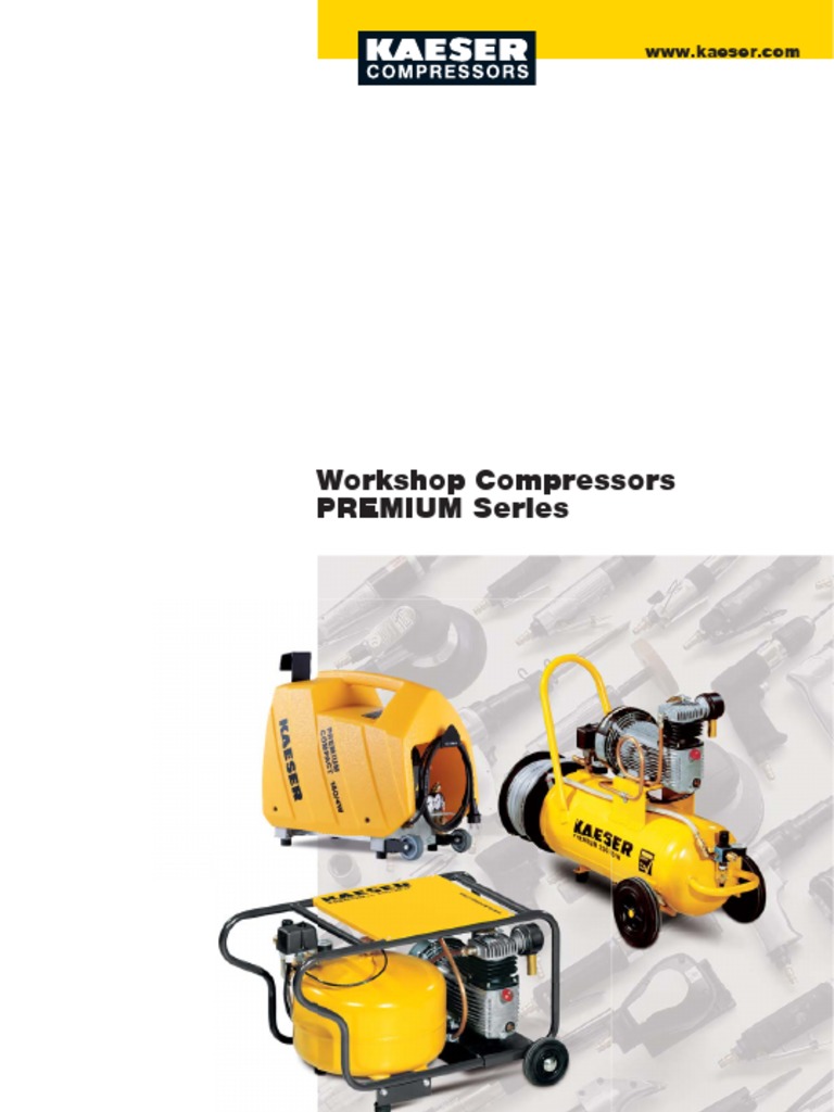 Workshop Compressors - Premium Series (Kaeser) | PDF | Engines | Valve