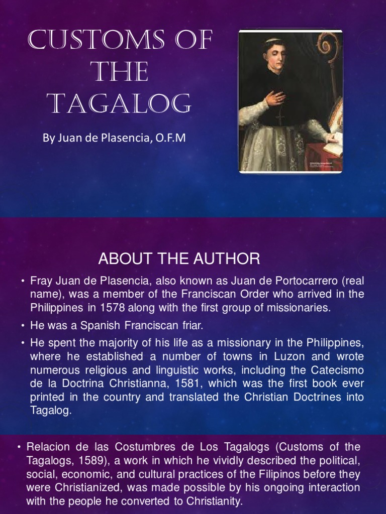 Customs of The Tagalog - Review | PDF