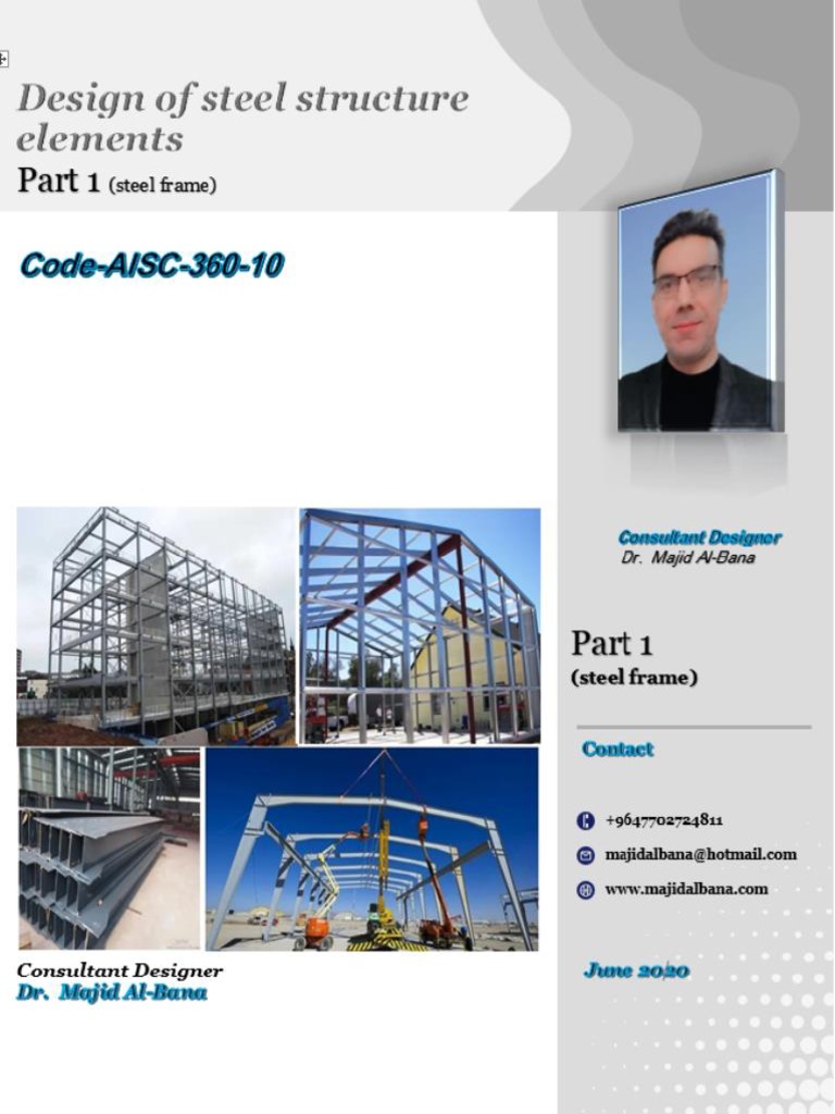 Steel Frame Design Manual: AISC 360-10 | PDF | Bending | Strength Of ...