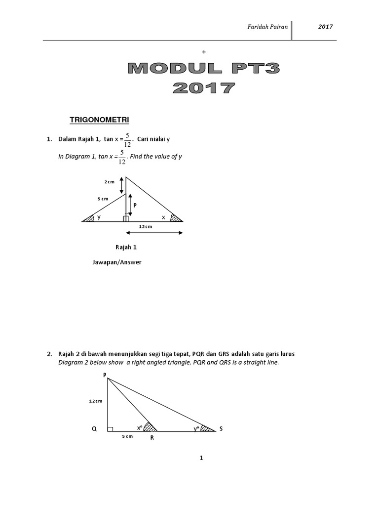 Modul PT3 (PN Faridah) | PDF