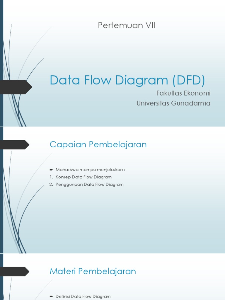 Panduan Lengkap DFD Ekonomi | PDF
