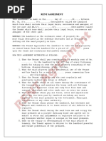 Jan Feb March Rent Declaration Format | PDF | Property | Renting