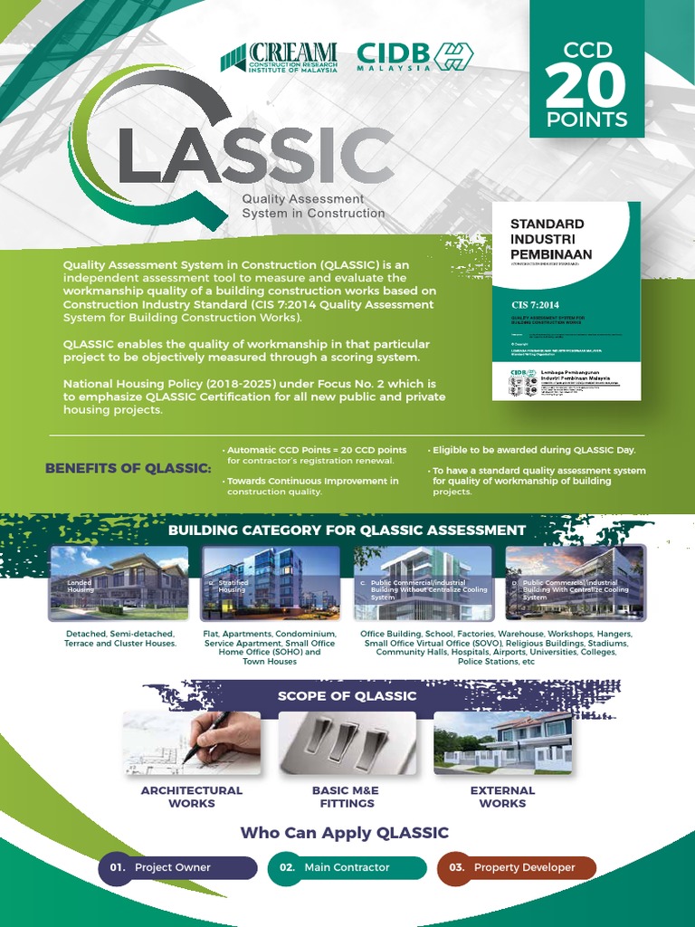 An Introduction to the Quality Assessment System in Construction ...