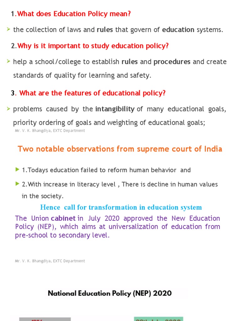 Nep 2020 Final | PDF | College | Teachers