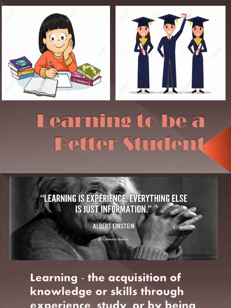 3.1 Learning To Be A Better Student | PDF | Neuron | Learning