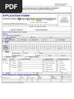 TESDA OP CO 05 F26 Application Form For Assessment | PDF