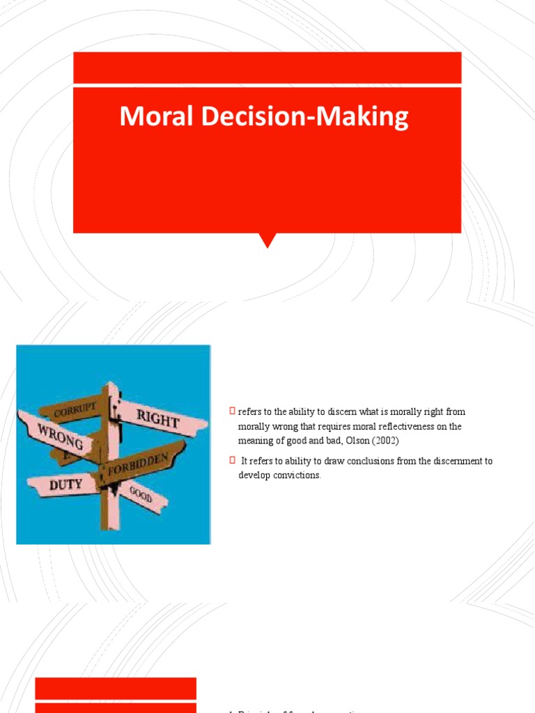 Modules 10 Moral Decision Making | PDF | Morality | Decision Making