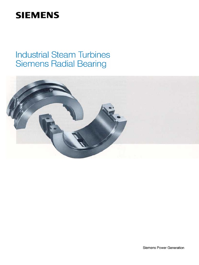 Industrial Steam Turbines Siemens Radial Bearing | PDF | Bearing ...