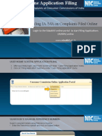 User Manual Efiling NGT | PDF | Login | Online And Offline