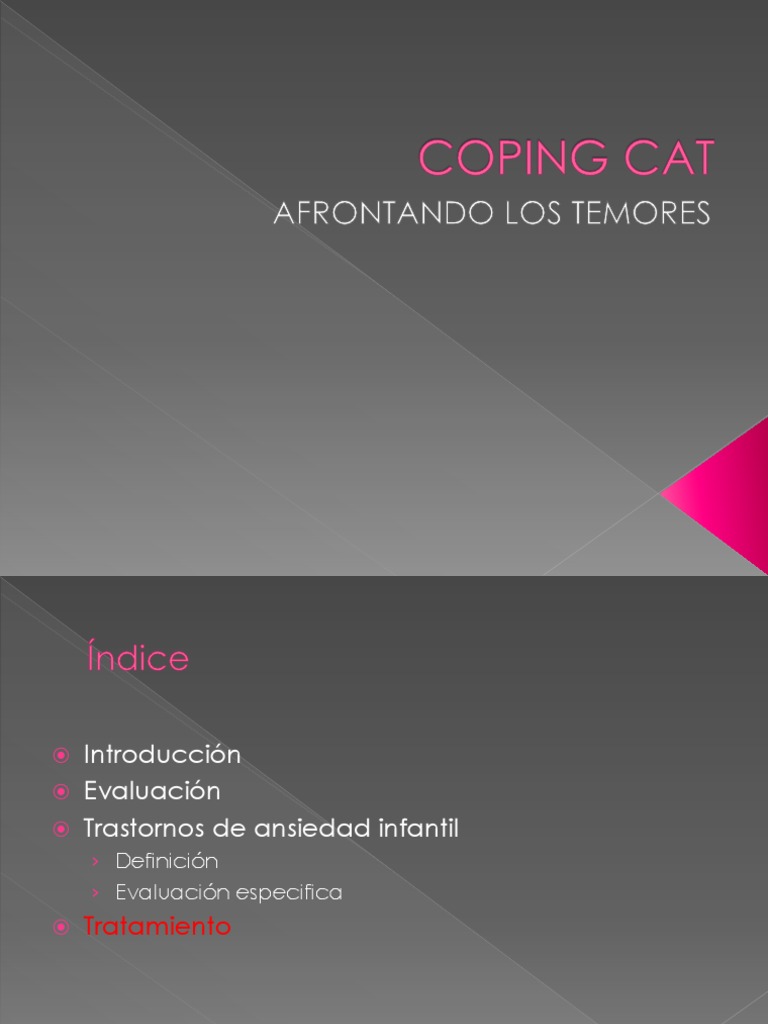 Coping CAT | PDF | Ansiedad | Fobia