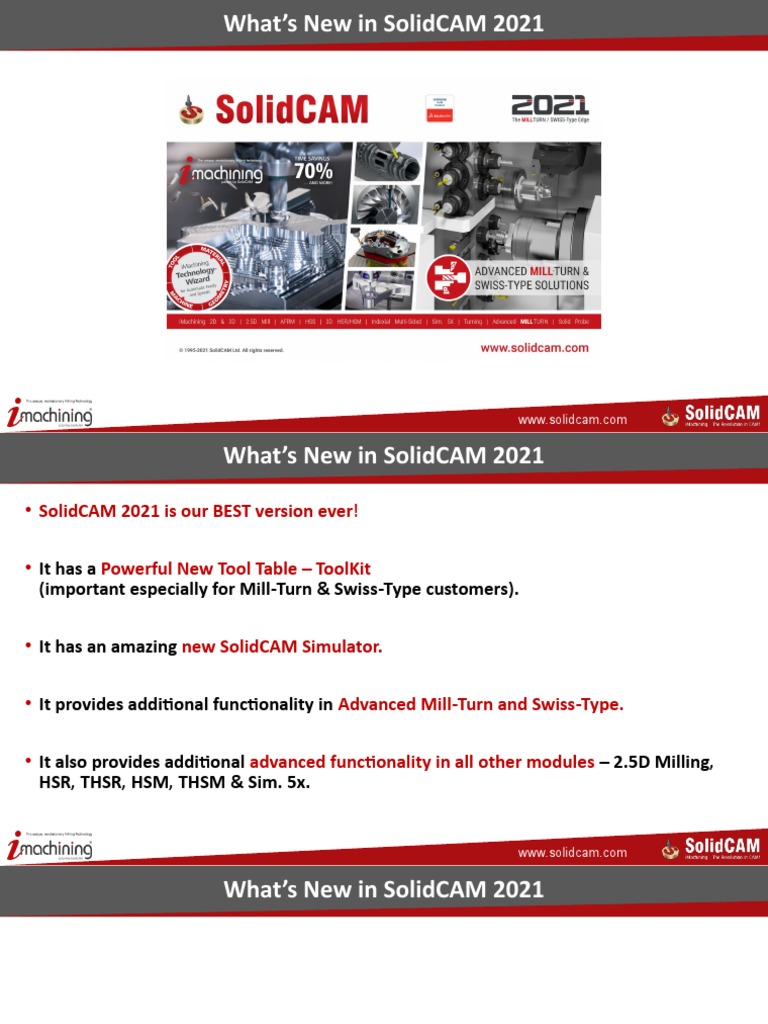 An Overview of the Powerful New Tool Management Features in SolidCAM 2021 | PDF | Machining ...