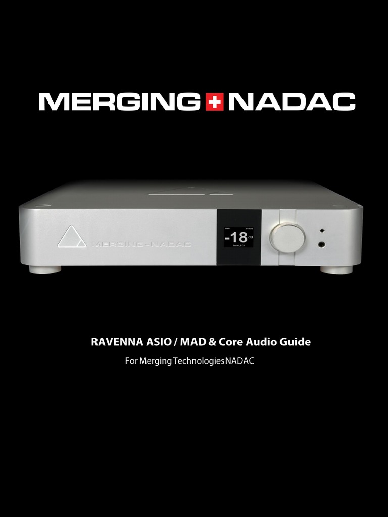Merging NADAC ASIO and CoreAudio Guide | PDF | Mac Os | Windows 10