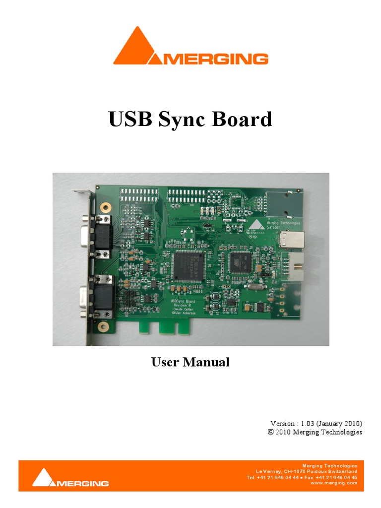 USBSync Board User Manual | PDF | Electromagnetic Compatibility ...