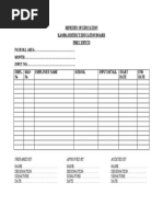 Imprest Requisition Form | PDF