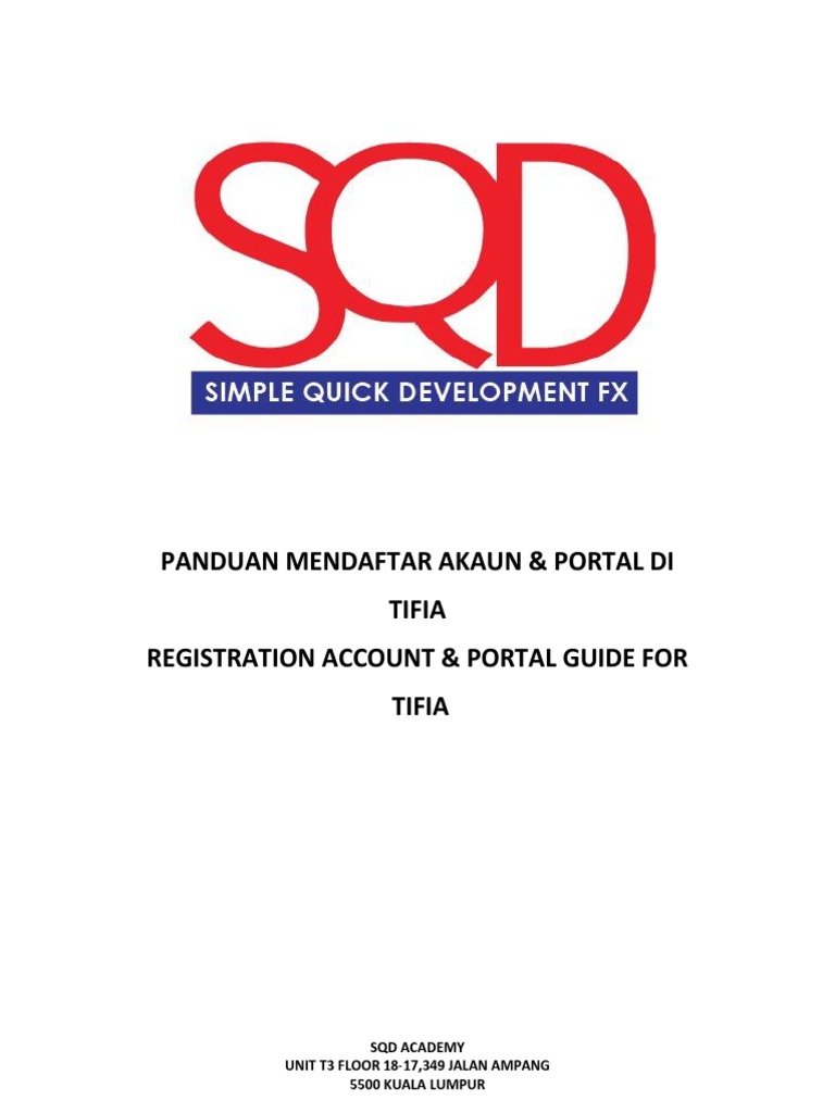 Registration & Portal Guide For Tifia | PDF | Access Control | Privacy