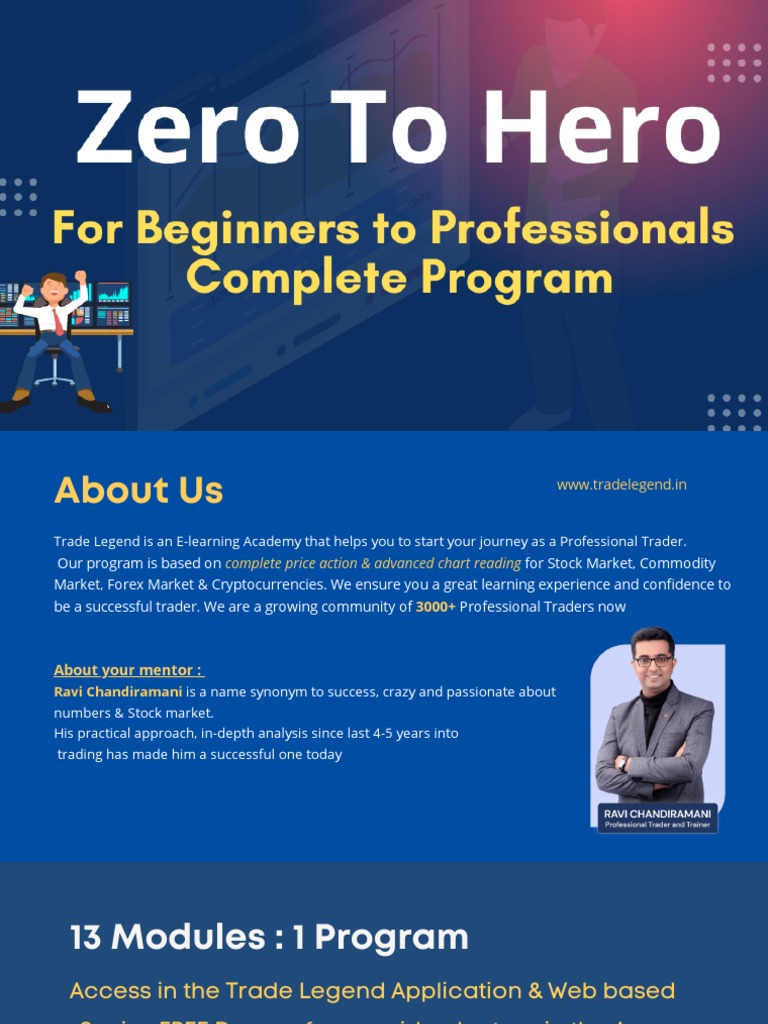 Zero To Hero Program Details | PDF | Technical Analysis | Day Trading