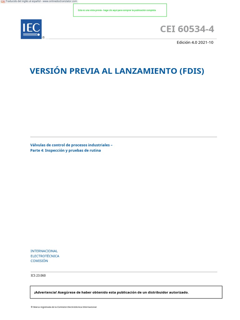 IEC 60534-4.en - Es | PDF | Comisión Electrotécnica Internacional ...