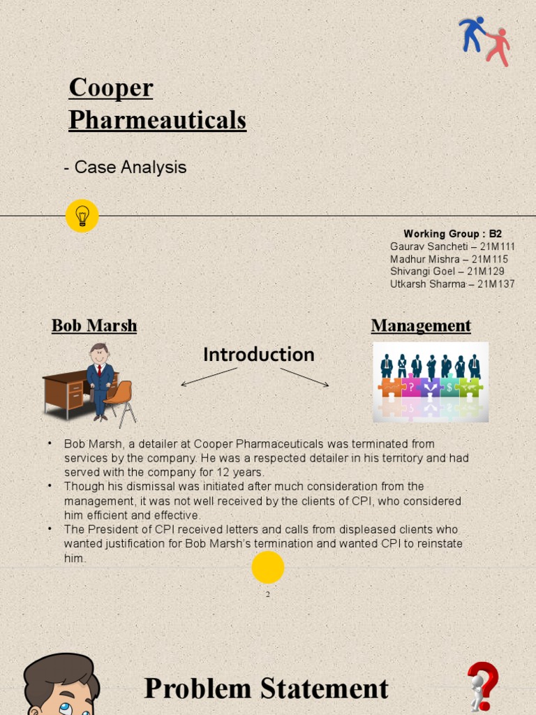 Pharma Management Case Study | PDF