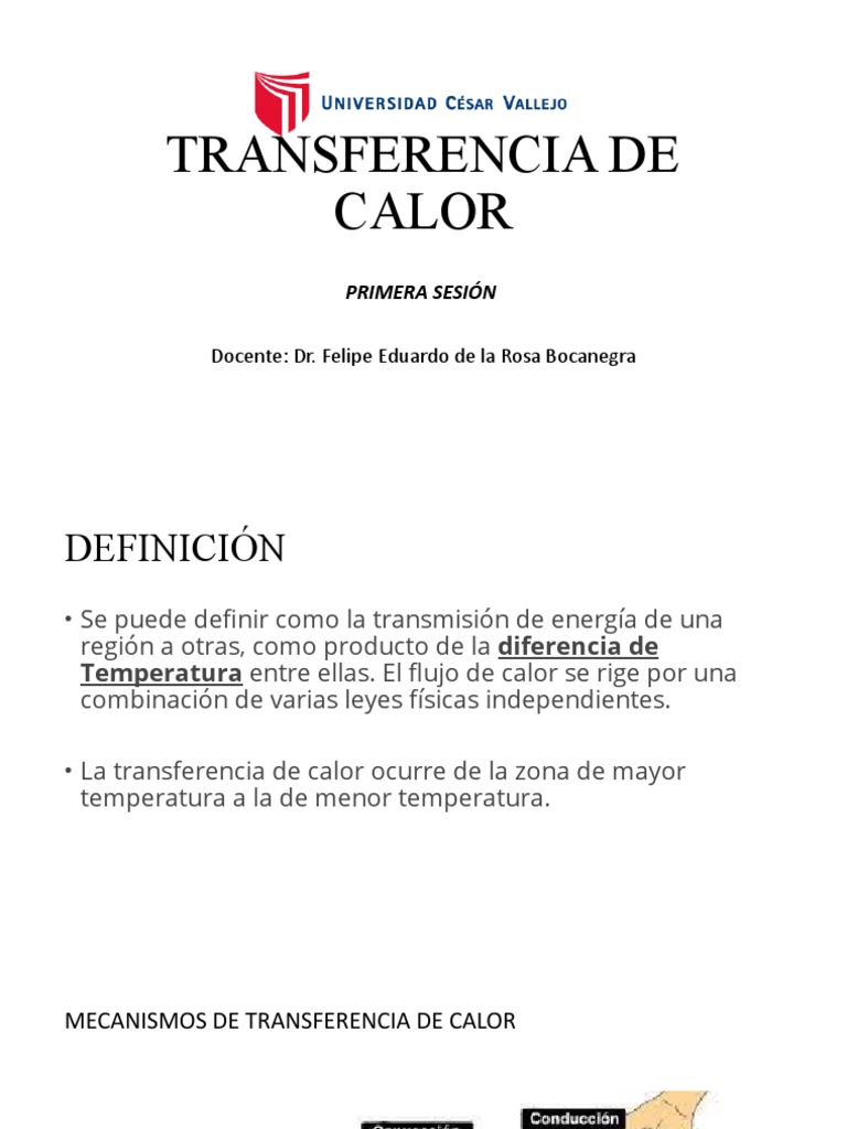 Introducción a los mecanismos de transferencia de calor | PDF ...