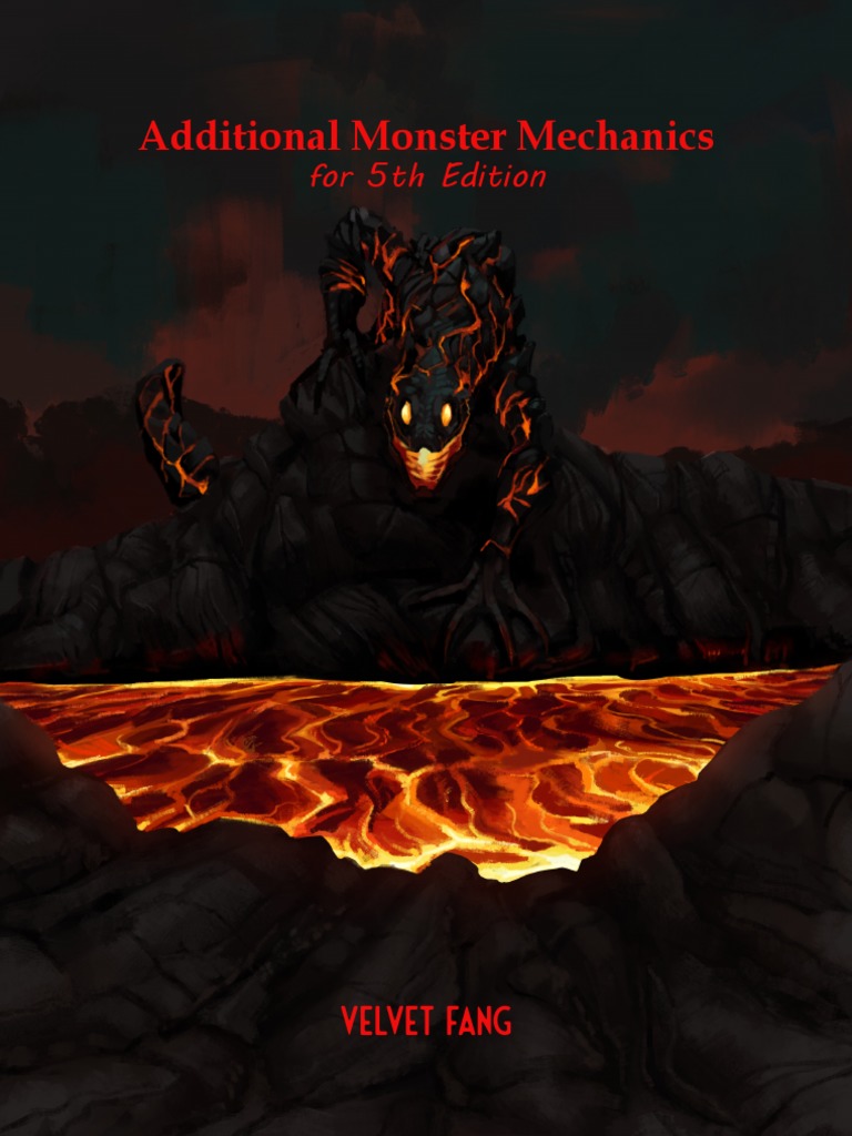 Additional Monster Mechanics by Velvet Fang 2022 | PDF