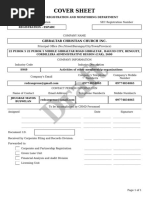 Gis Cover Sheet | PDF | Government Information | Government