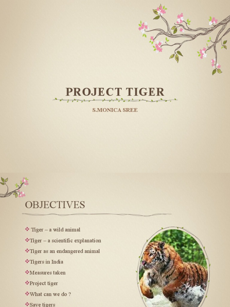 Project Tiger Class 10 | PDF | Tiger | Endangered Species
