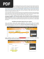 TATA CARA VERVAL IJAZAH MELALUI API PD DIKTI | PDF