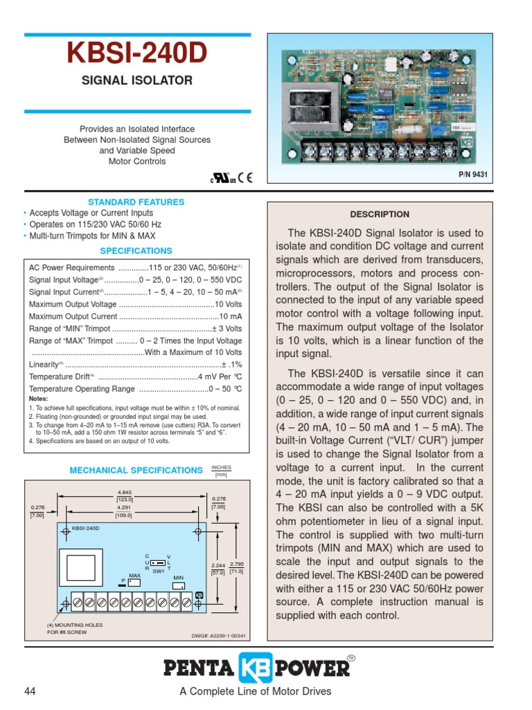 BALDOR Kbsi240d | PDF | Electric Power | Quantity