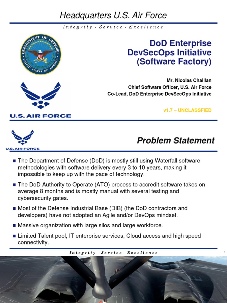 DoD-Enterprise-DevSecOps-Initiative-Keynote-v1.7 | PDF | Cloud ...