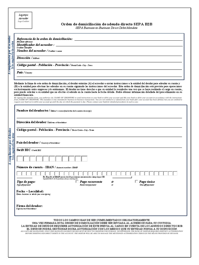 Cuaderno 50 SEPA B2B | PDF