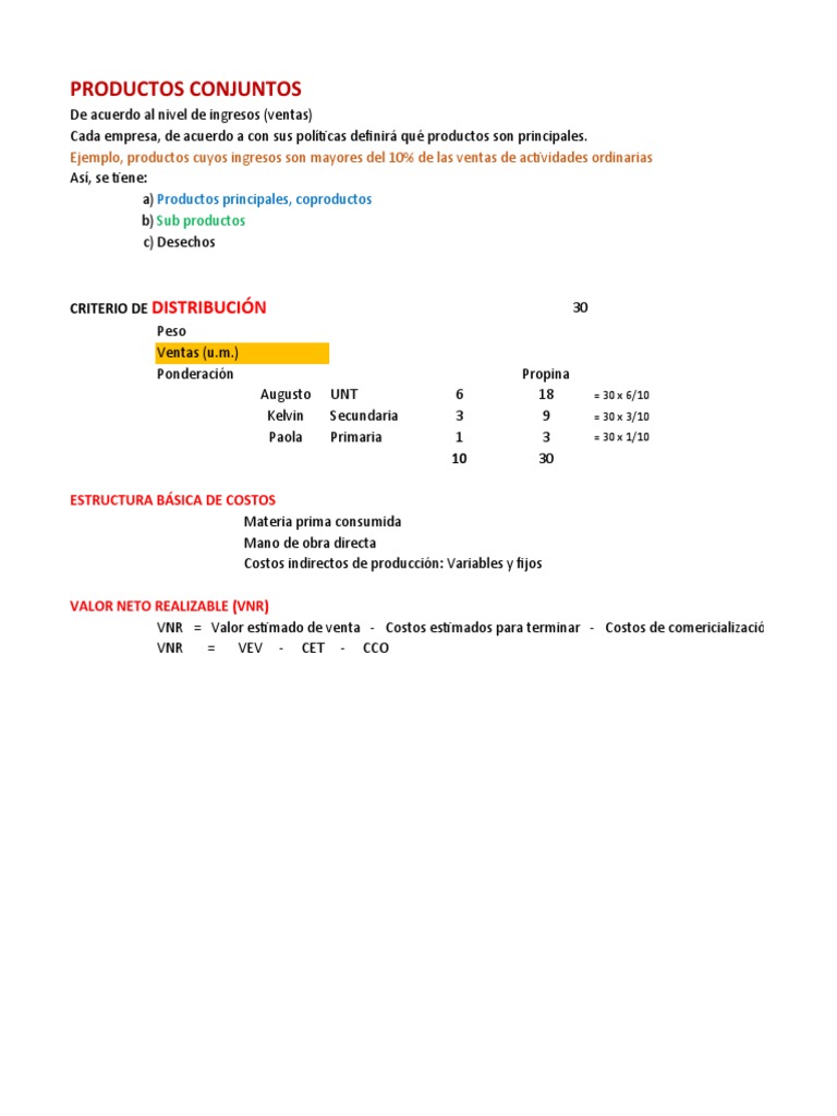 S01-02 Clase Costos Conjuntos | PDF | Hidrocarburos
