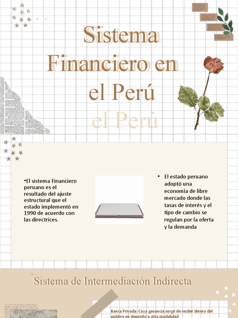 Sistema Financiero Del Perú-Ccss | PDF | Bancos | Sistema financiero