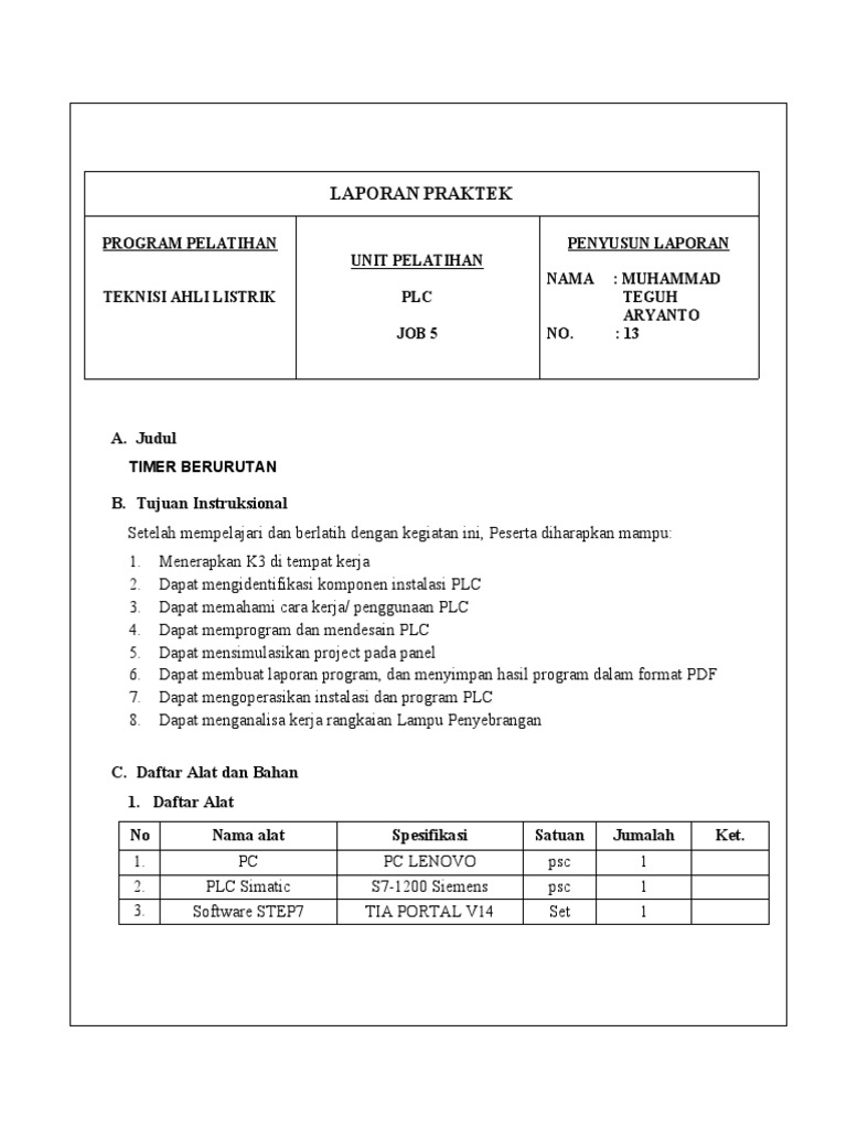 Laporan Job 5 | PDF
