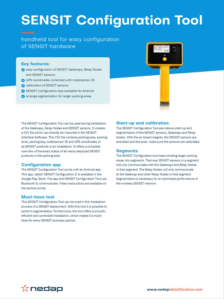 SENSIT Configuration Tool - Datasheet - EN - v2.1 | PDF | Android ...