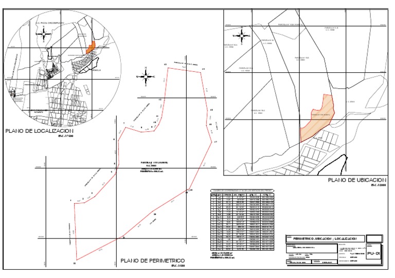 PLANO PERIMETRICO UBICACION PARCELA 15 - B-Layout1 | PDF